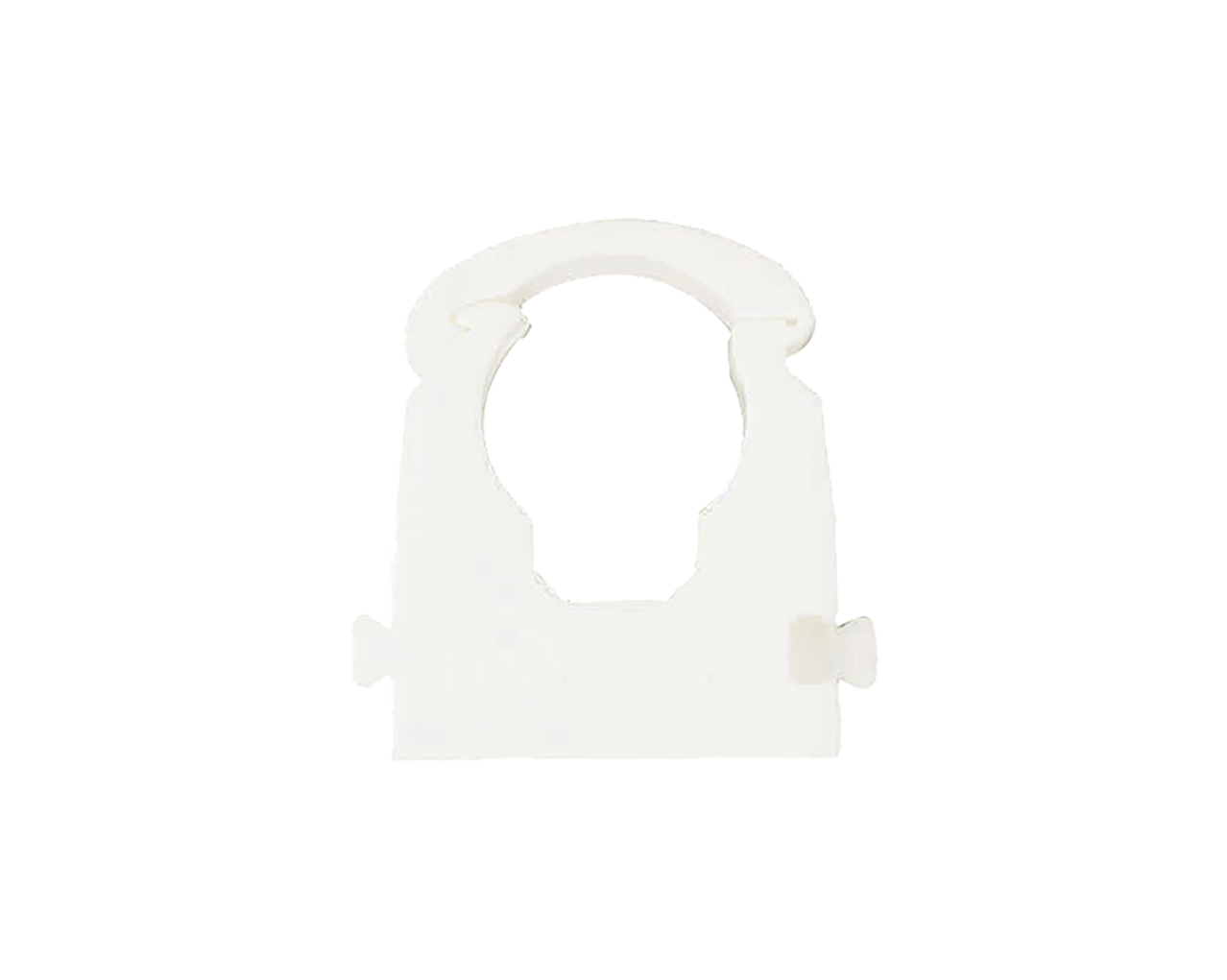 15MM PIPE CLIP - WHITE - Gigantbutikken